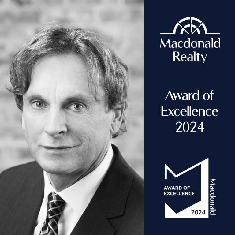 Macdonald Realty - AWARD of EXCELLENCE | Don Urquhart